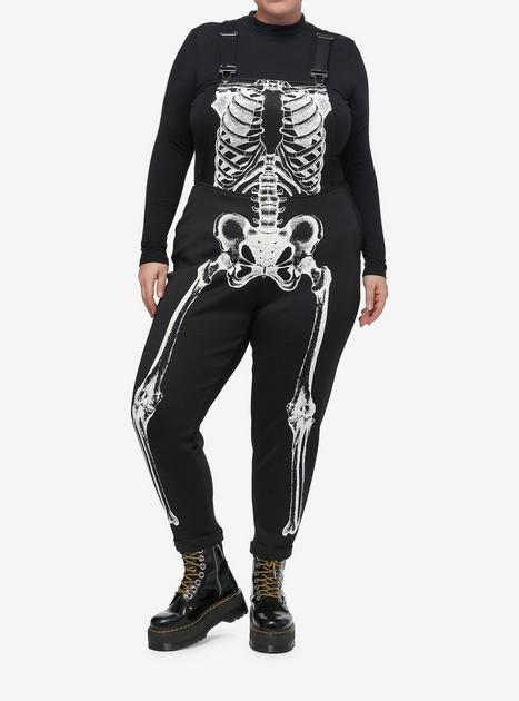 Social Collision Skeleton Scuba Overalls Plus Size Hot Topic