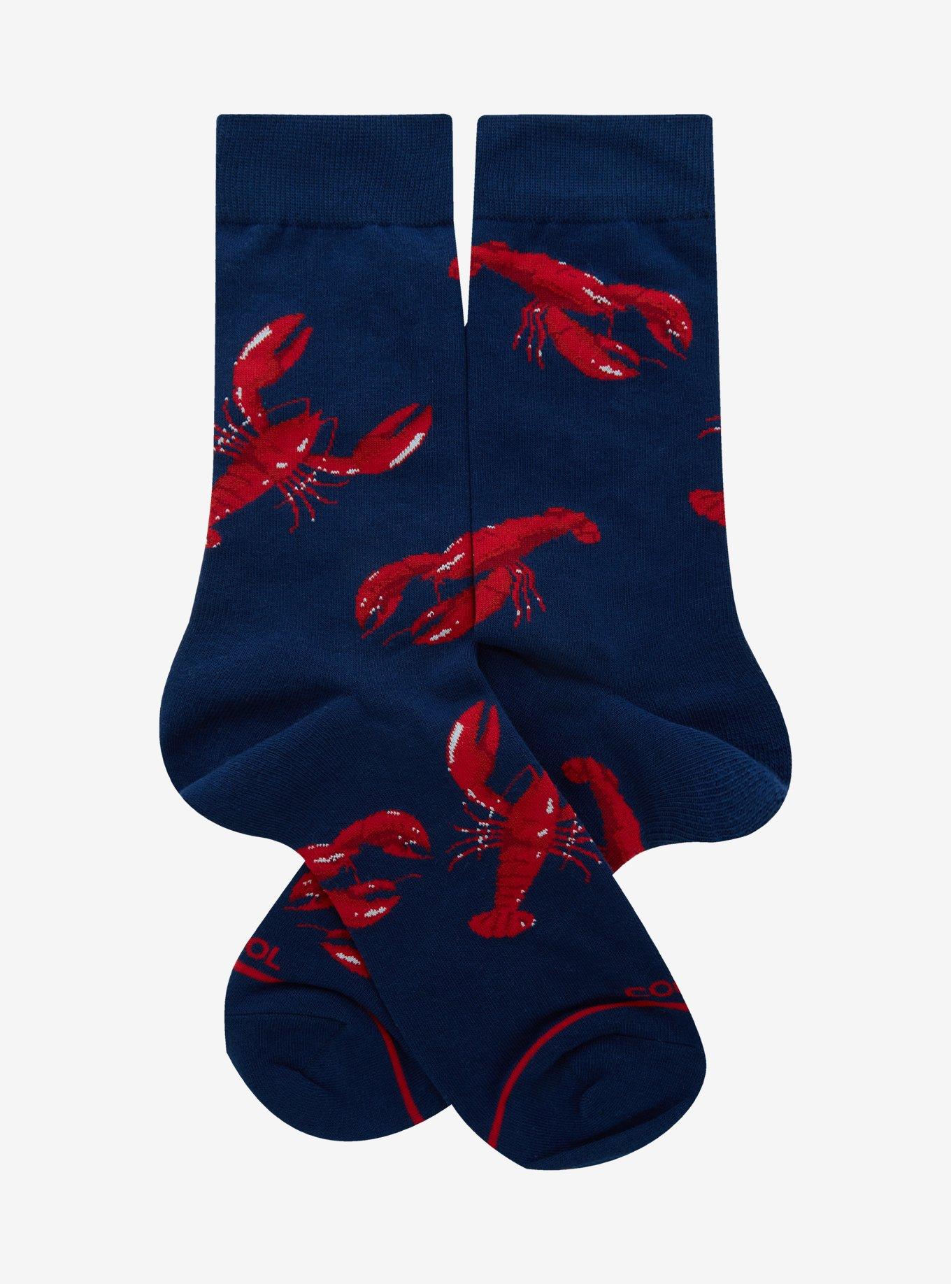 Cool Socks Lobster Allover Print Crew Socks | BoxLunch