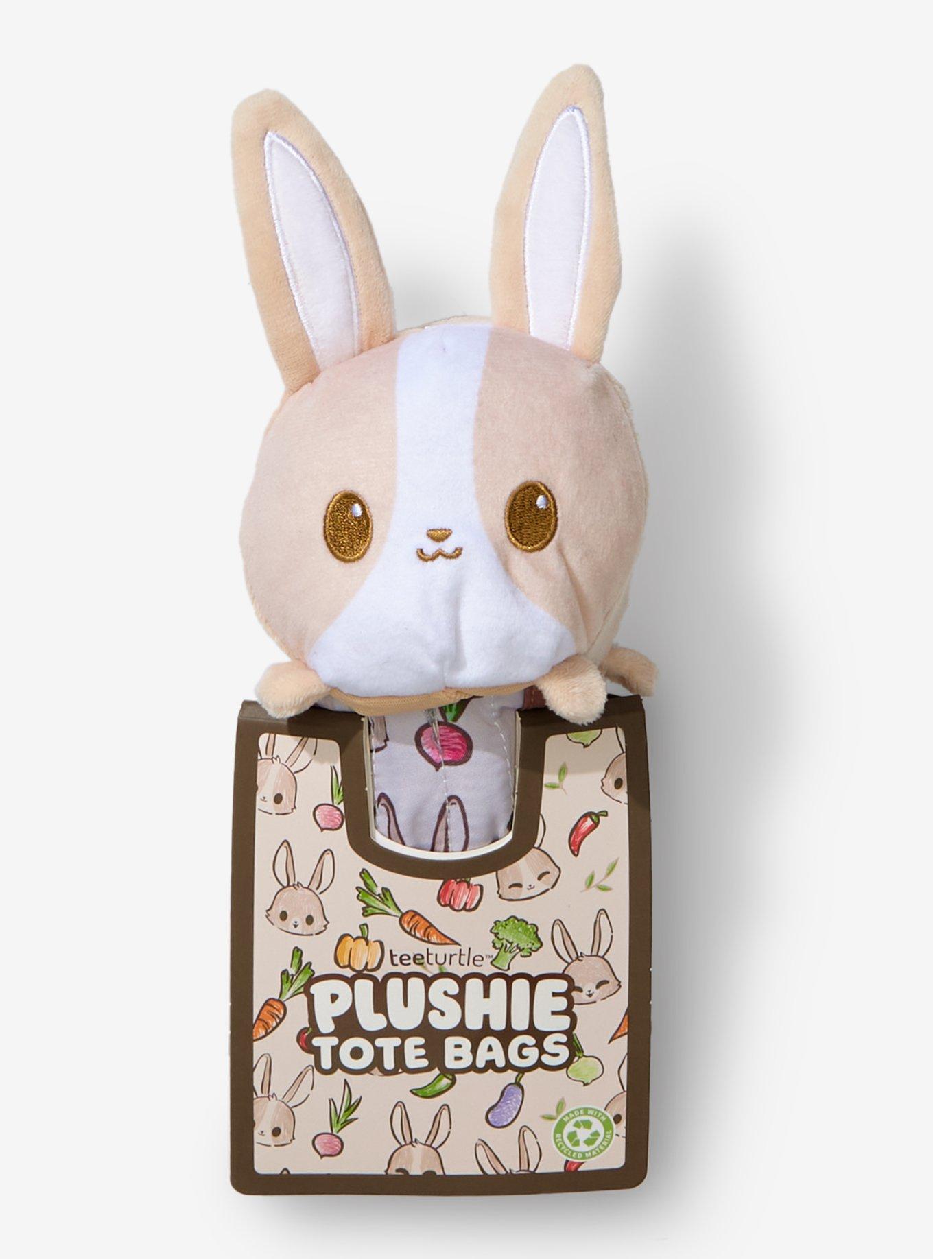 TeeTurtle Brown Bunny Plush Reusable Tote Bag | BoxLunch