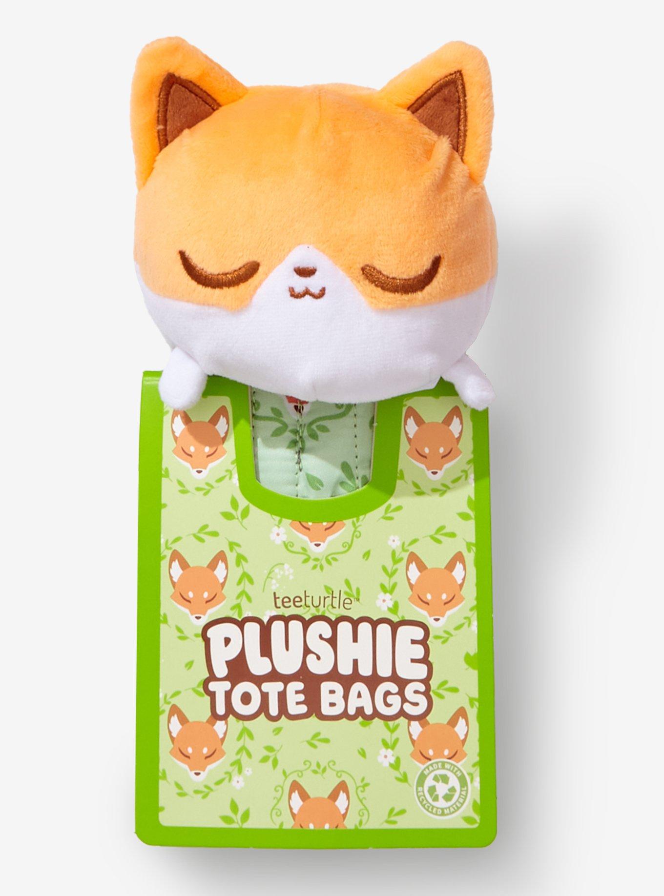 TeeTurtle Fox Plush Reusable Tote Bag | BoxLunch