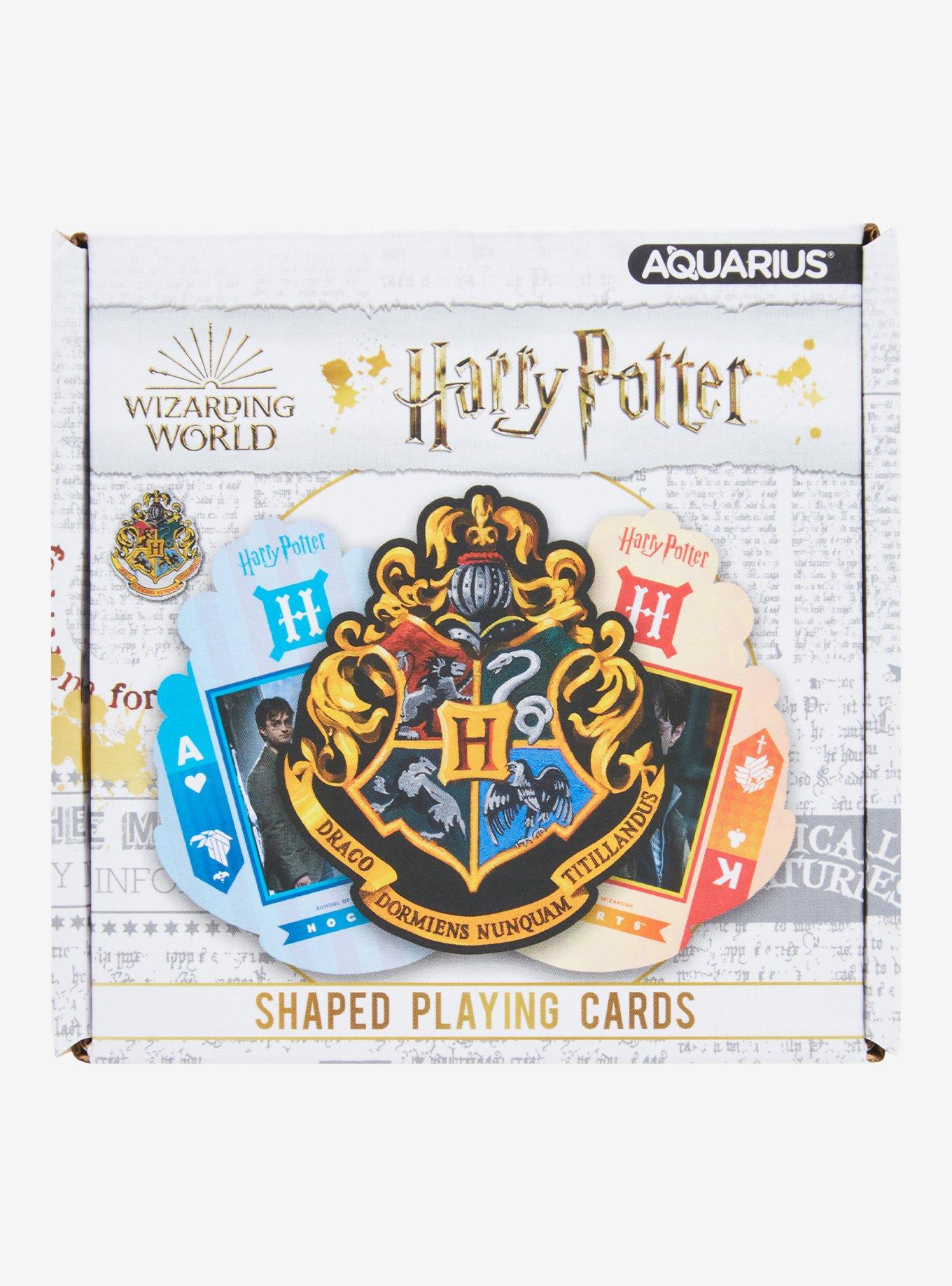 Harry Potter Hogwarts Crest Figural Playing Cards | Hot Topic