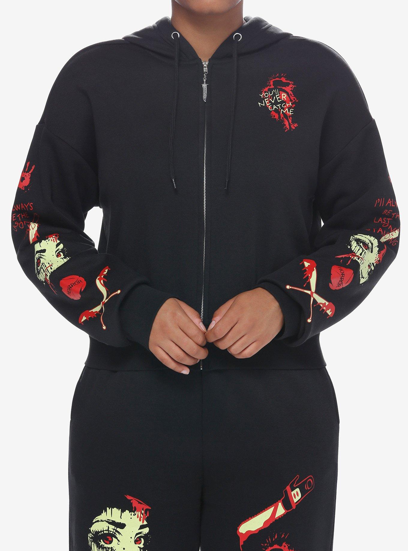 Social Collision Final Girl Crop Girls Hoodie Hot Topic