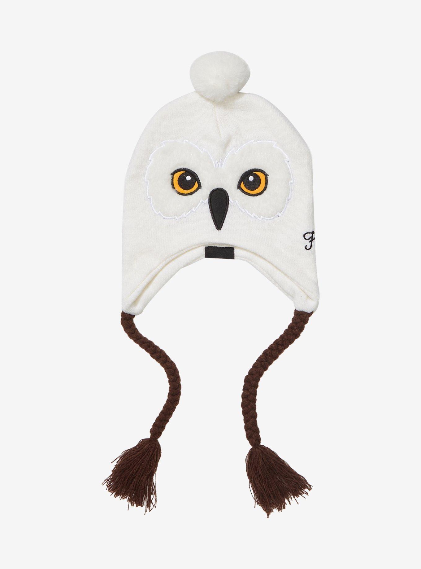 Harry Potter Hedwig Figural Pom Tassel Beanie | Hot Topic