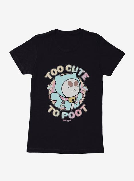 Bee And Puppycat Too Cute To Poot T-Shirt - BLACK | BoxLunch