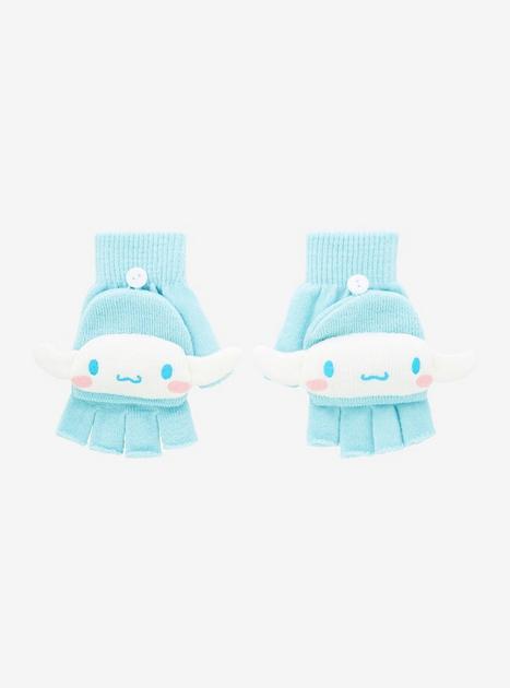 Cinnamoroll Plush Convertible Gloves | Hot Topic