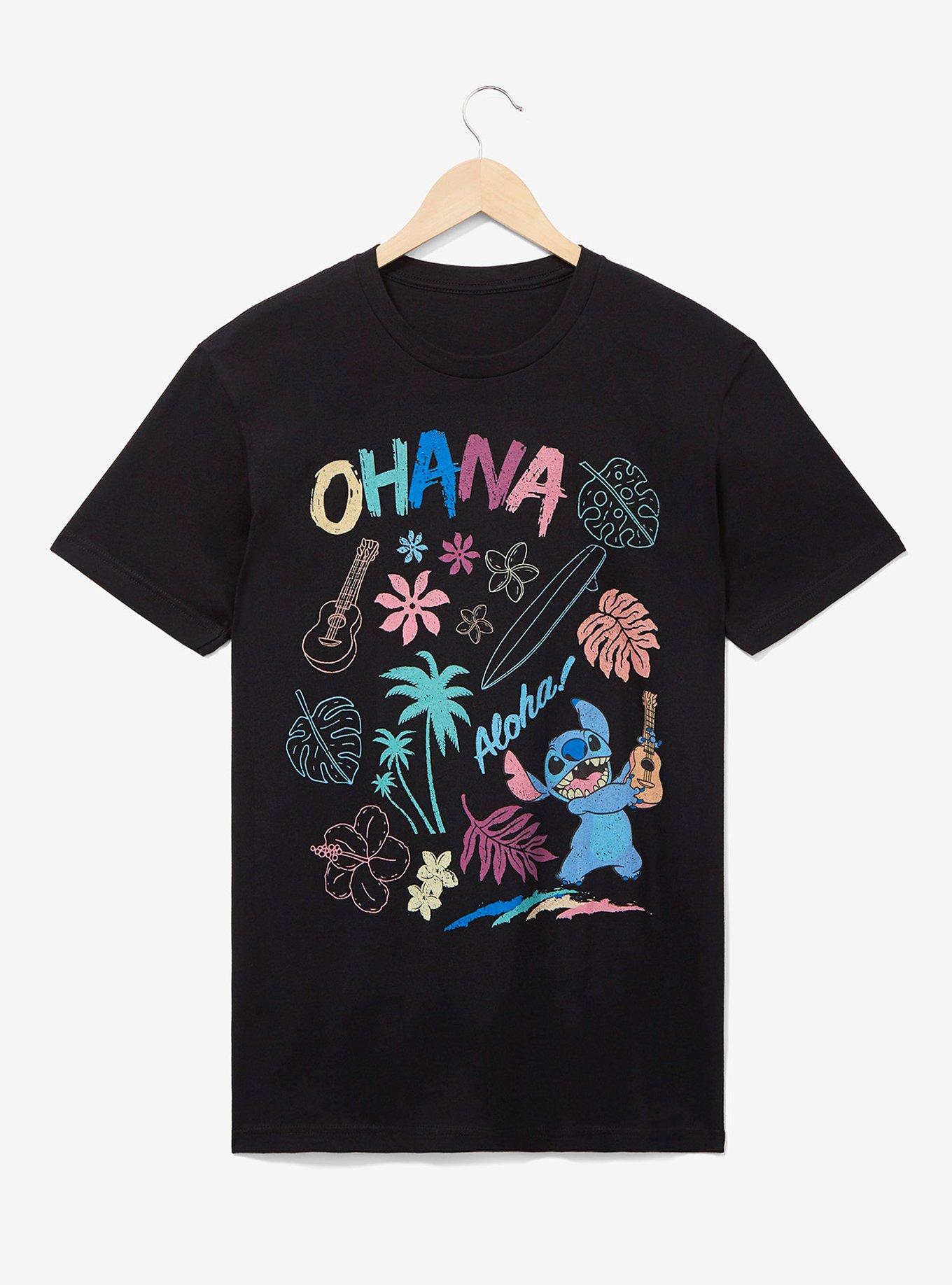 Disney Lilo & Stitch Scribble Portrait T-Shirt - BoxLunch Exclusive | BoxLunch