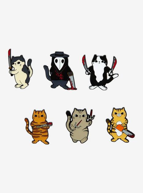 Horror Cats Series 5 Weapons Blind Box Enamel Pin Hot Topic Exclusive ...