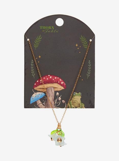 Thorn & Fable Flower Droplet Necklace | Hot Topic