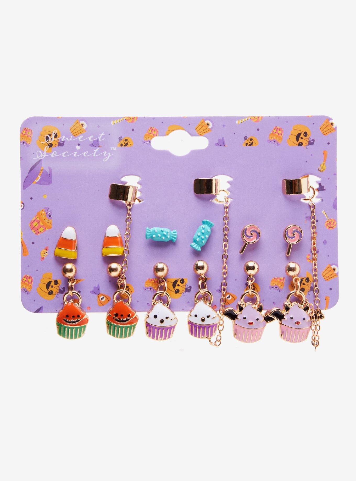 Sweet Society Halloween Sweets Cuff Earring Set | Hot Topic