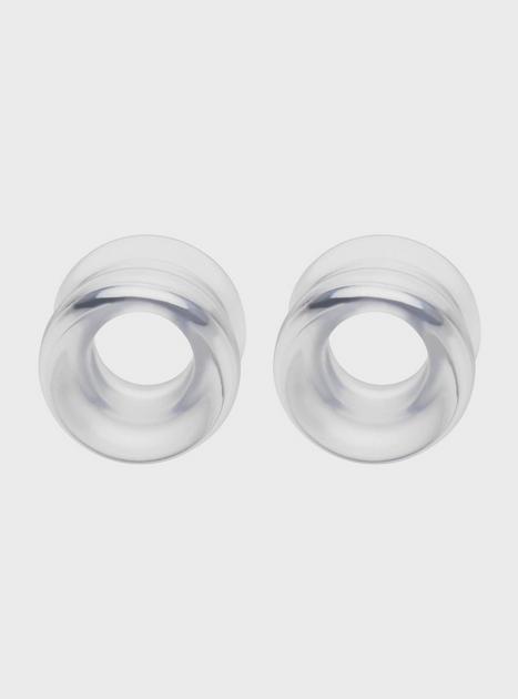 Glass Clear Eyelet Plug 2 Pack | Hot Topic