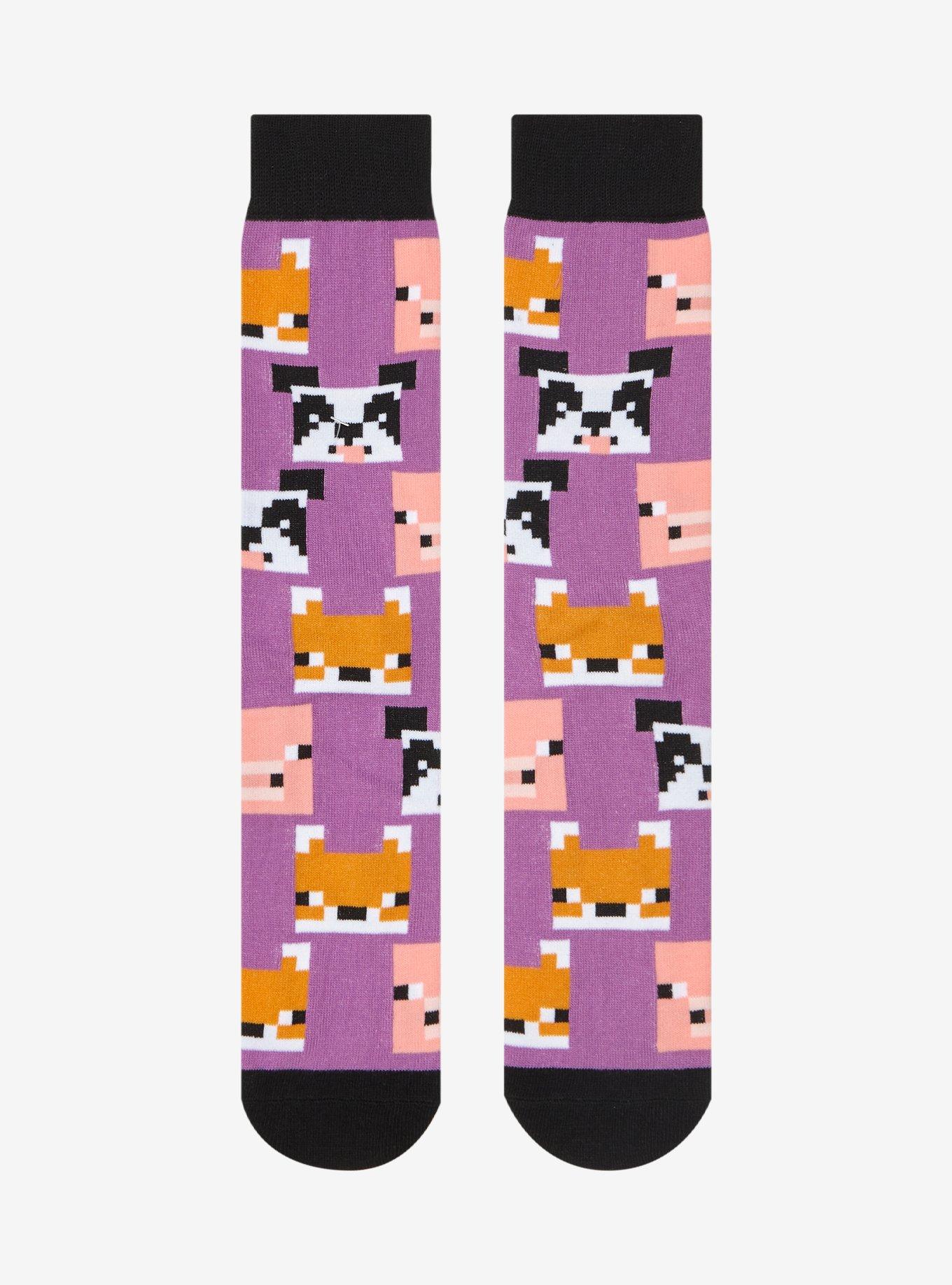Minecraft Mobs Crew Socks | Hot Topic