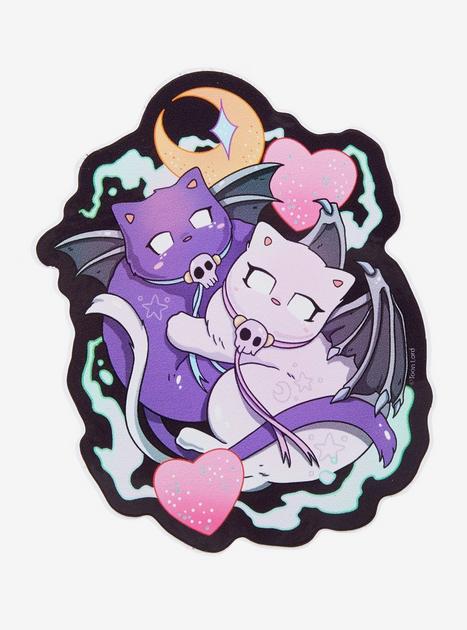 Cat Bat Duo Sticker | Hot Topic