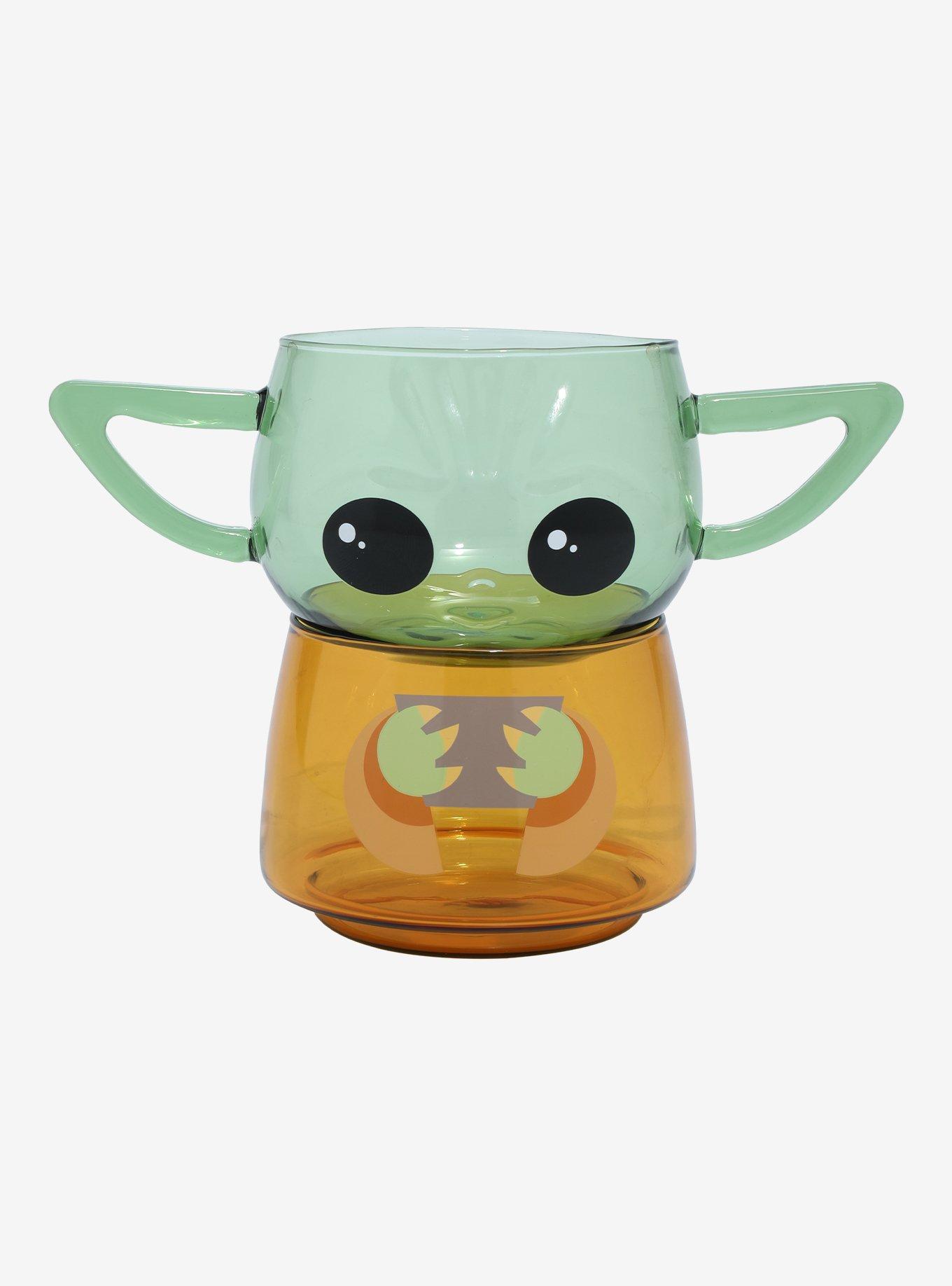 Star Wars The Mandalorian Grogu Stackable Glass Cup Set | Hot Topic