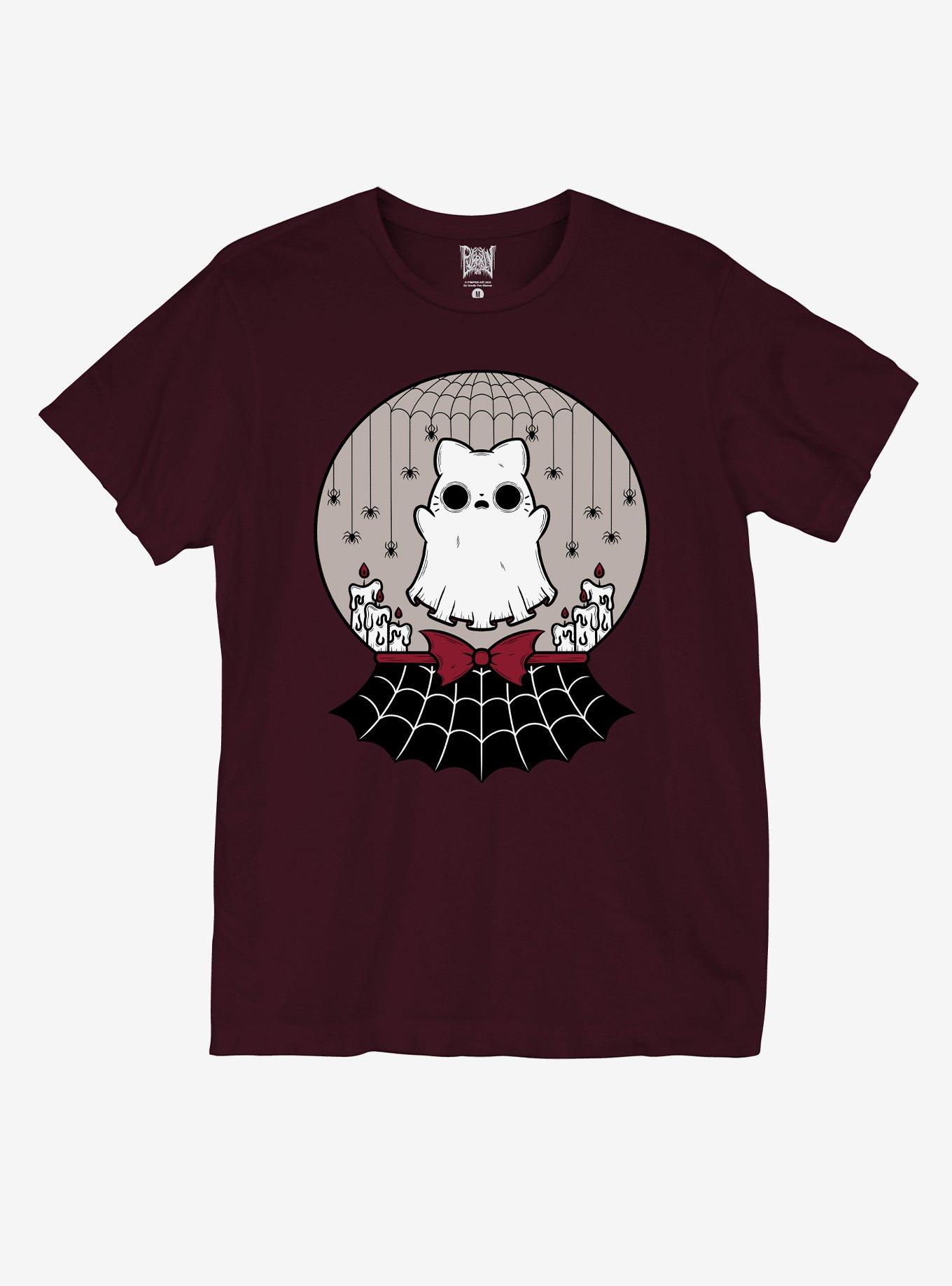 Ghost Cat Crystal Ball T-Shirt By Pvmpkin Art | Hot Topic