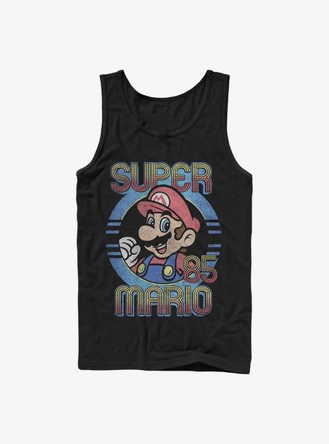 Nintendo Mario Super 85 Fade Tank - BLACK | Hot Topic