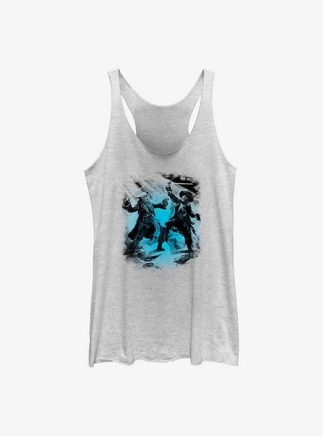Disney Pirates of the Caribbean Captain Fight Girls Tank - WHITE | Hot ...
