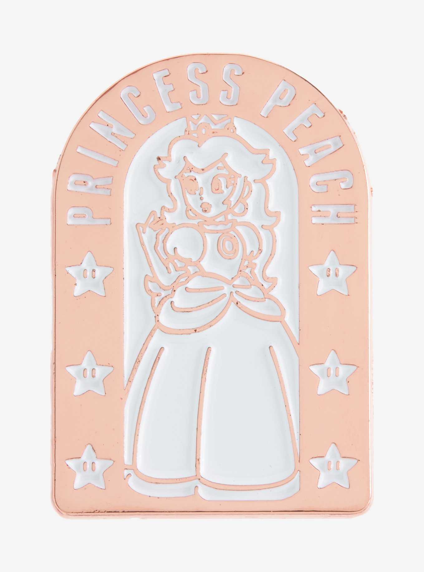 Nintendo Super Mario Bros. Princess Peach Arch Portrait Enamel Pin ...