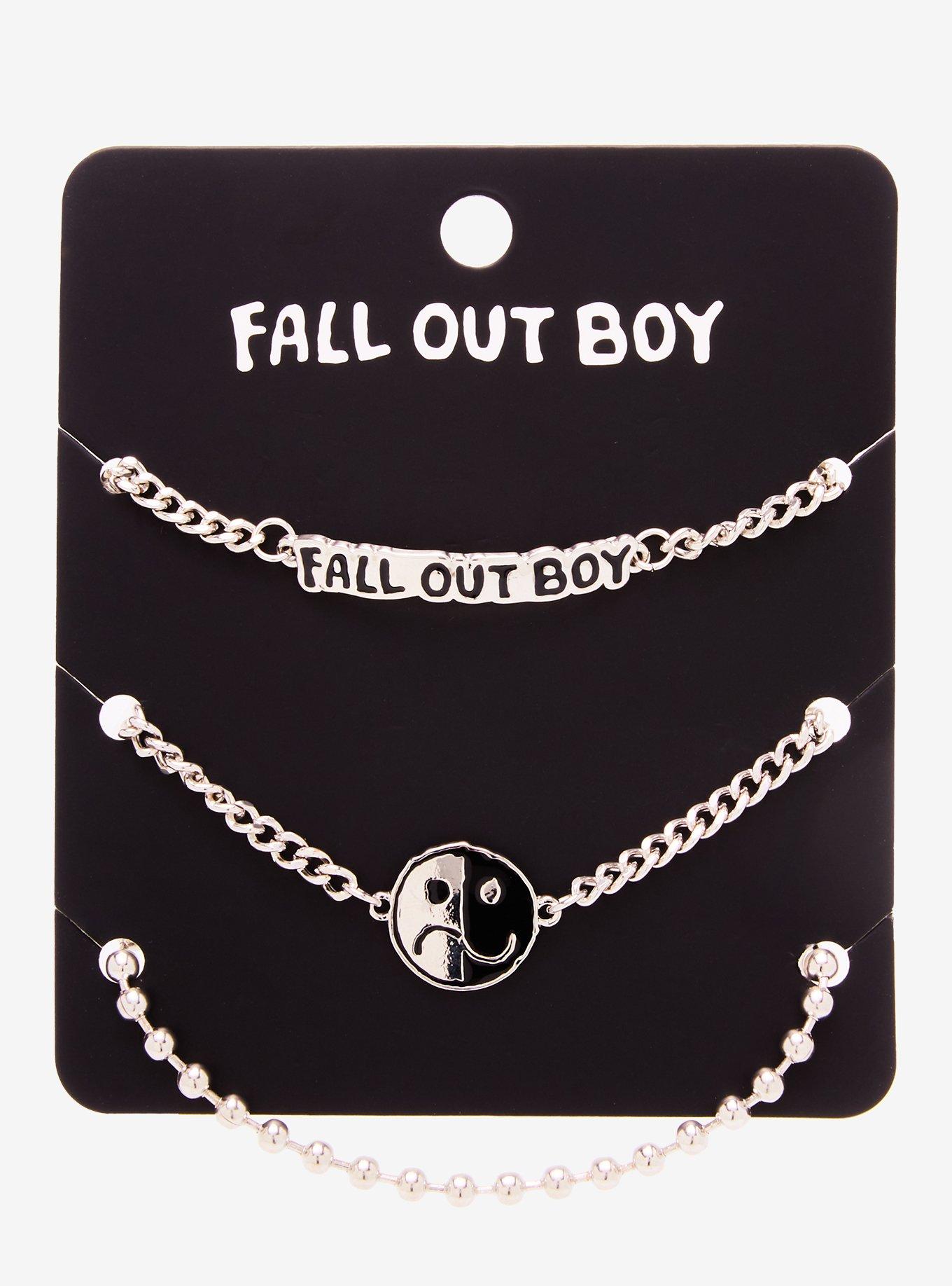 Fall Out Boy Logo Icon Bracelet Set | Hot Topic