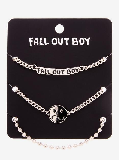 Fall Out Boy Logo Icon Bracelet Set | Hot Topic