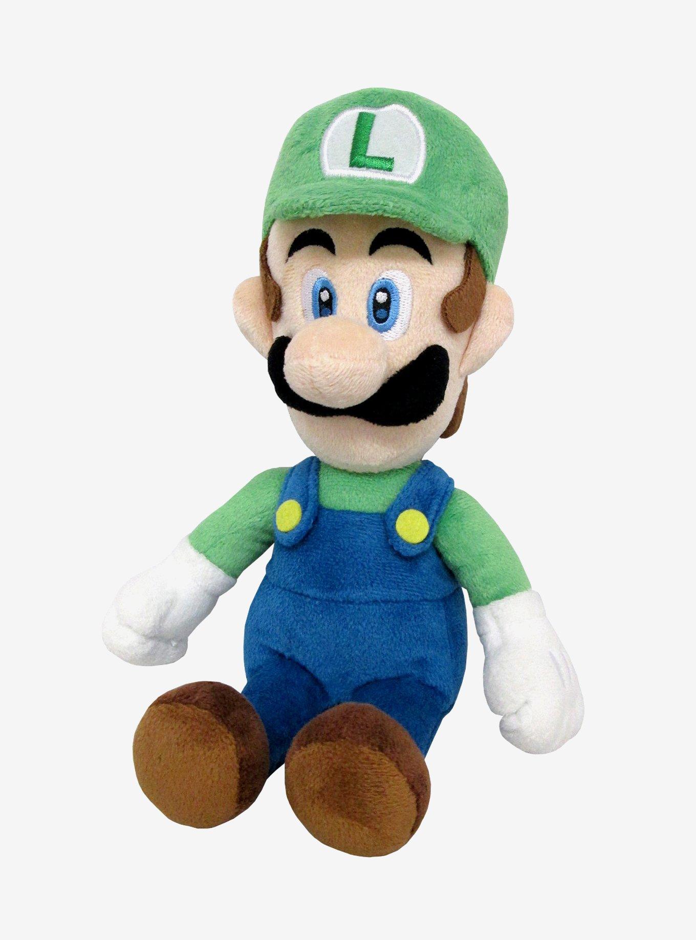 Nintendo Super Mario Bros. Luigi Sitting 8 Inch Plush | BoxLunch