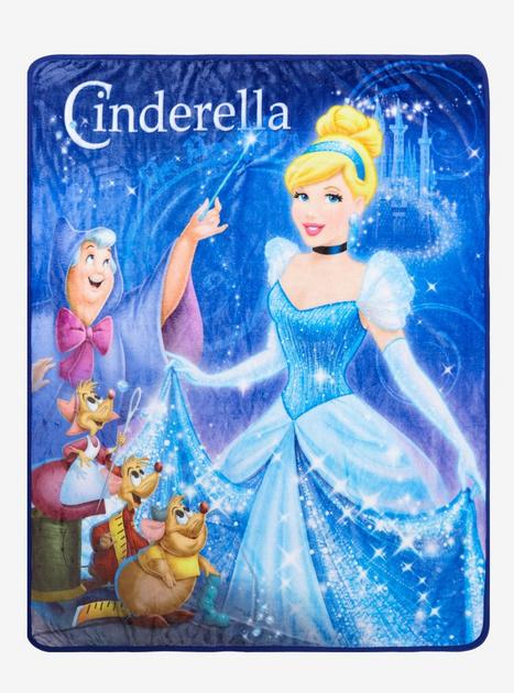 Disney Cinderella Poster Fleece Throw | BoxLunch