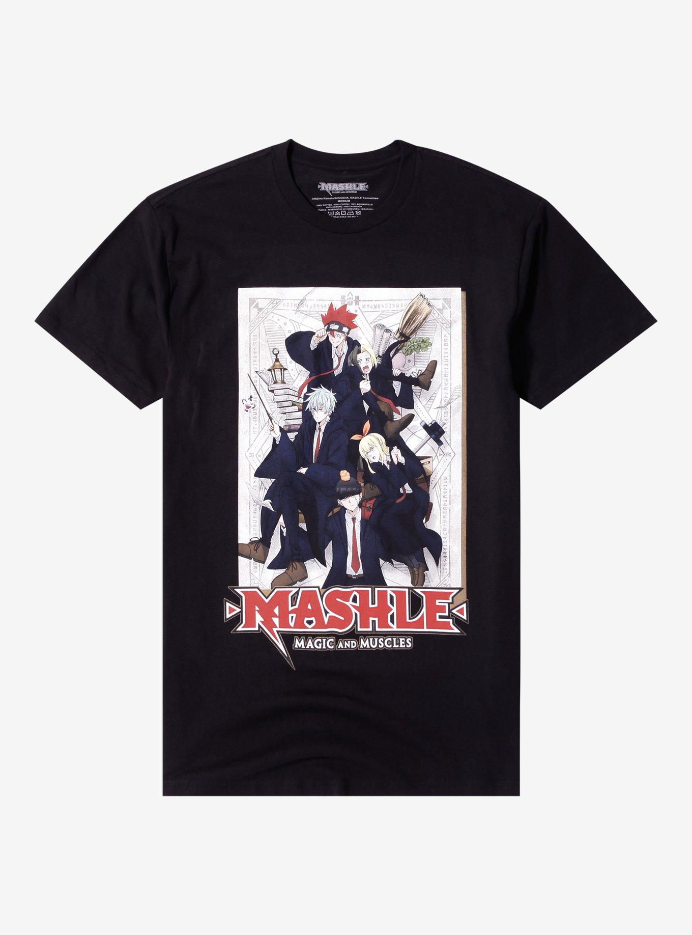 Mashle: Magic And Muscles Group Poster T-Shirt | Hot Topic