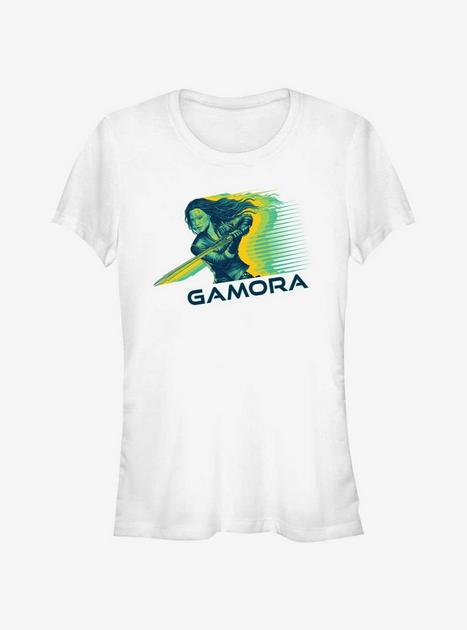 Marvel Guardians of the Galaxy Vol. 3 Gamora Sword Badge Girls T-Shirt ...