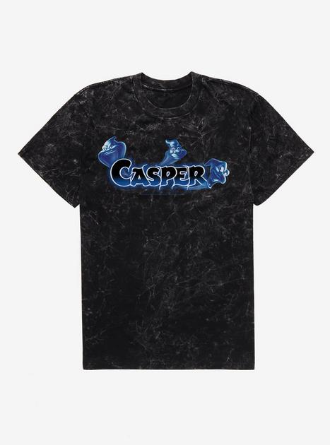 Casper Fatso, Stinky & Stretch Logo Mineral Wash T-Shirt - BLACK | Hot ...