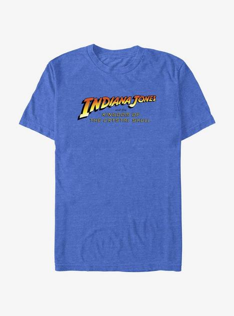 Indiana Jones and the Kingdom of the Crystal Skull Logo T-Shirt - BLUE ...