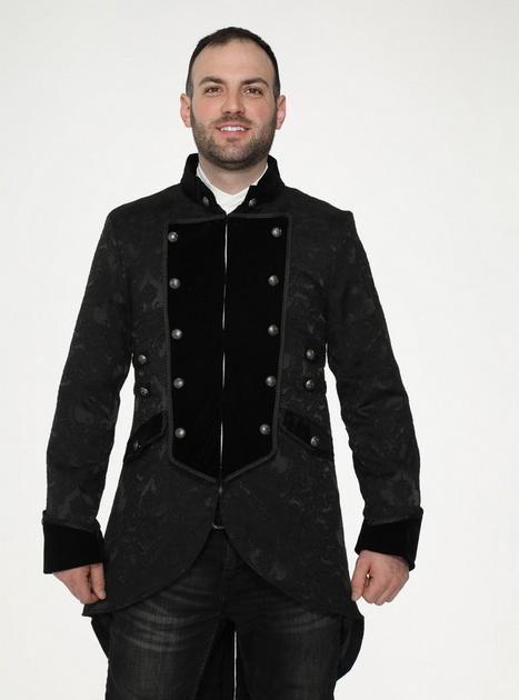 Black Pirate Mens Coat | Hot Topic