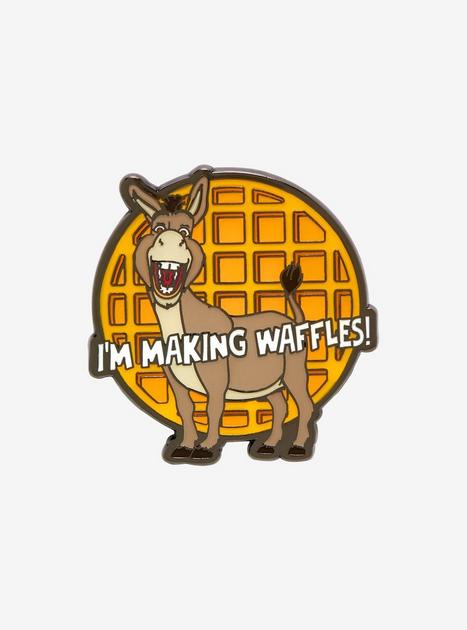 Shrek Donkey I'm Making Waffles Enamel Pin - BoxLunch Exclusive | BoxLunch
