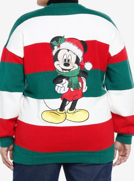 Her Universe Disney Mickey Mouse Holiday Girls Cardigan Plus Size | Hot ...