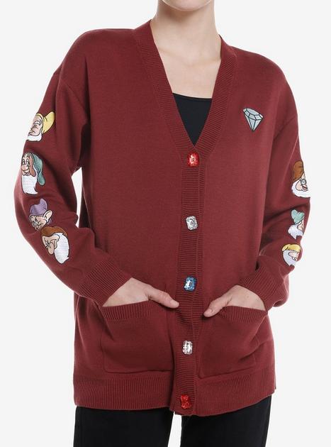 Disney Snow White And The Seven Dwarfs Gems Embroidered Girls Cardigan ...