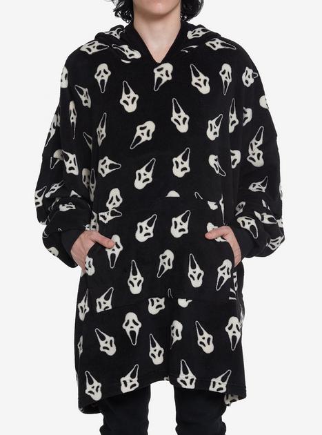 Scream Ghost Face Plush Oversized Hoodie | Hot Topic