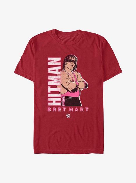WWE Bret The Hitman Hart T-Shirt - RED | BoxLunch