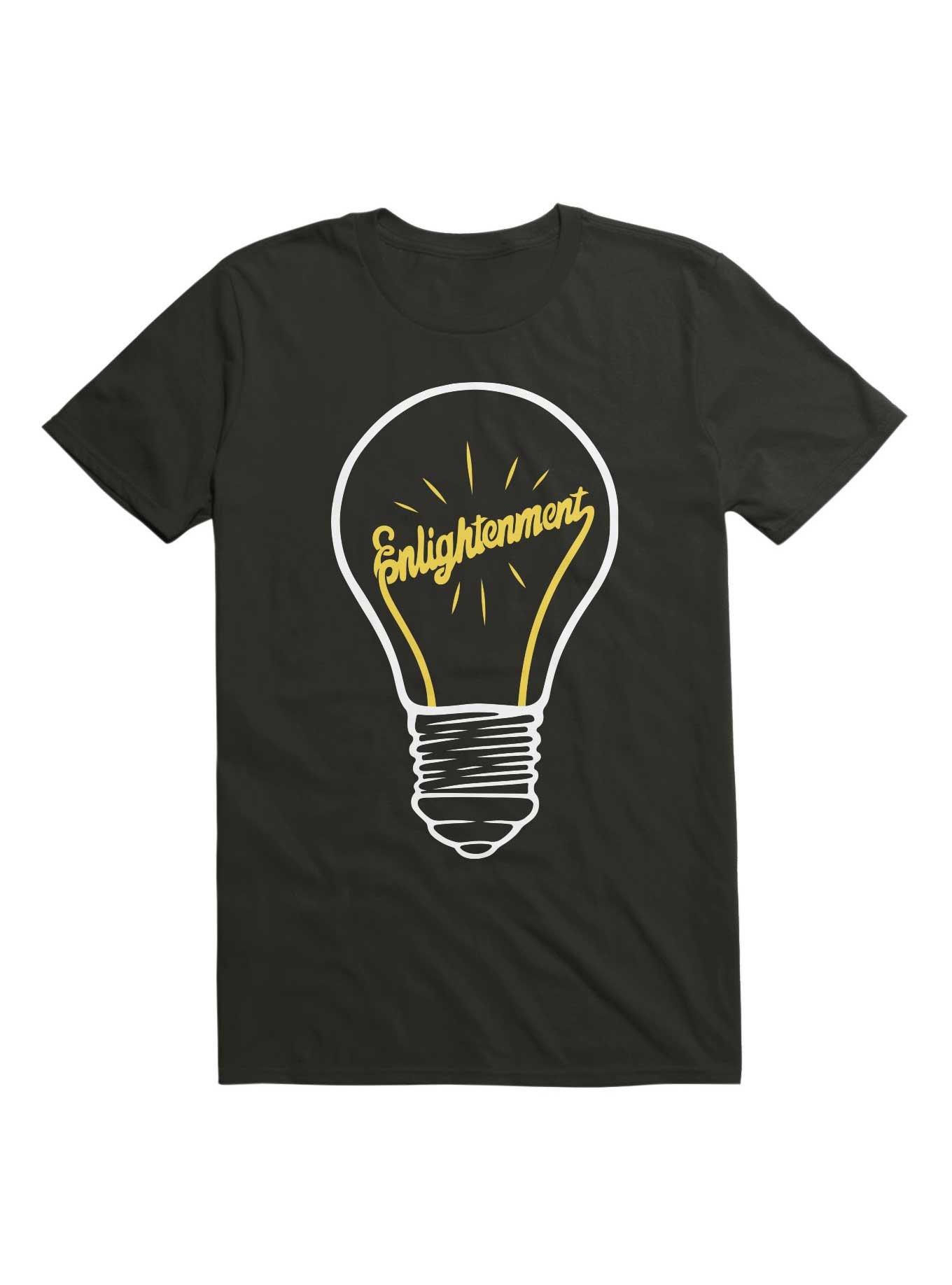Enlightenment Light Bulb T-Shirt - BLACK | Hot Topic