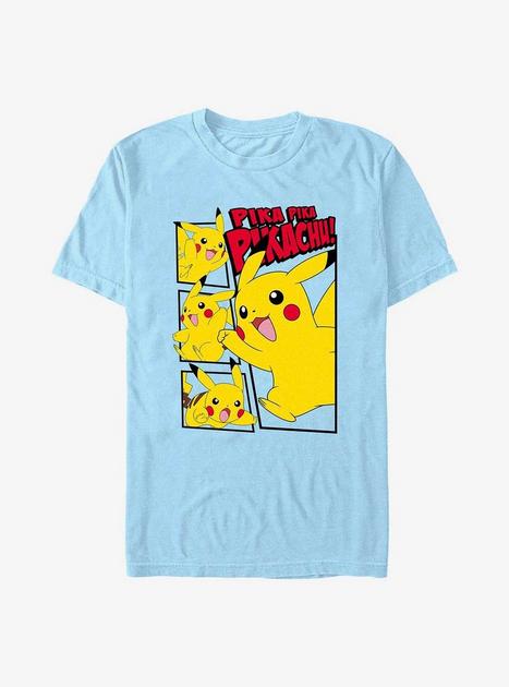 Pokemon Pikachu Role Call T-Shirt - BLUE | Hot Topic