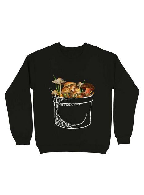 I Love Mushrooms In My Pocket Sweatshirt - BLACK | Hot Topic