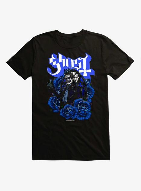Ghost Floral T-Shirt - BLACK | Hot Topic