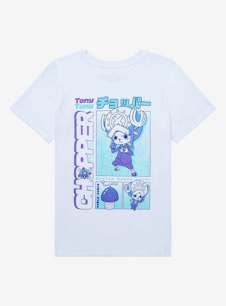 One Piece Chopper Portraits Boyfriend Fit Girls T-Shirt | Hot Topic