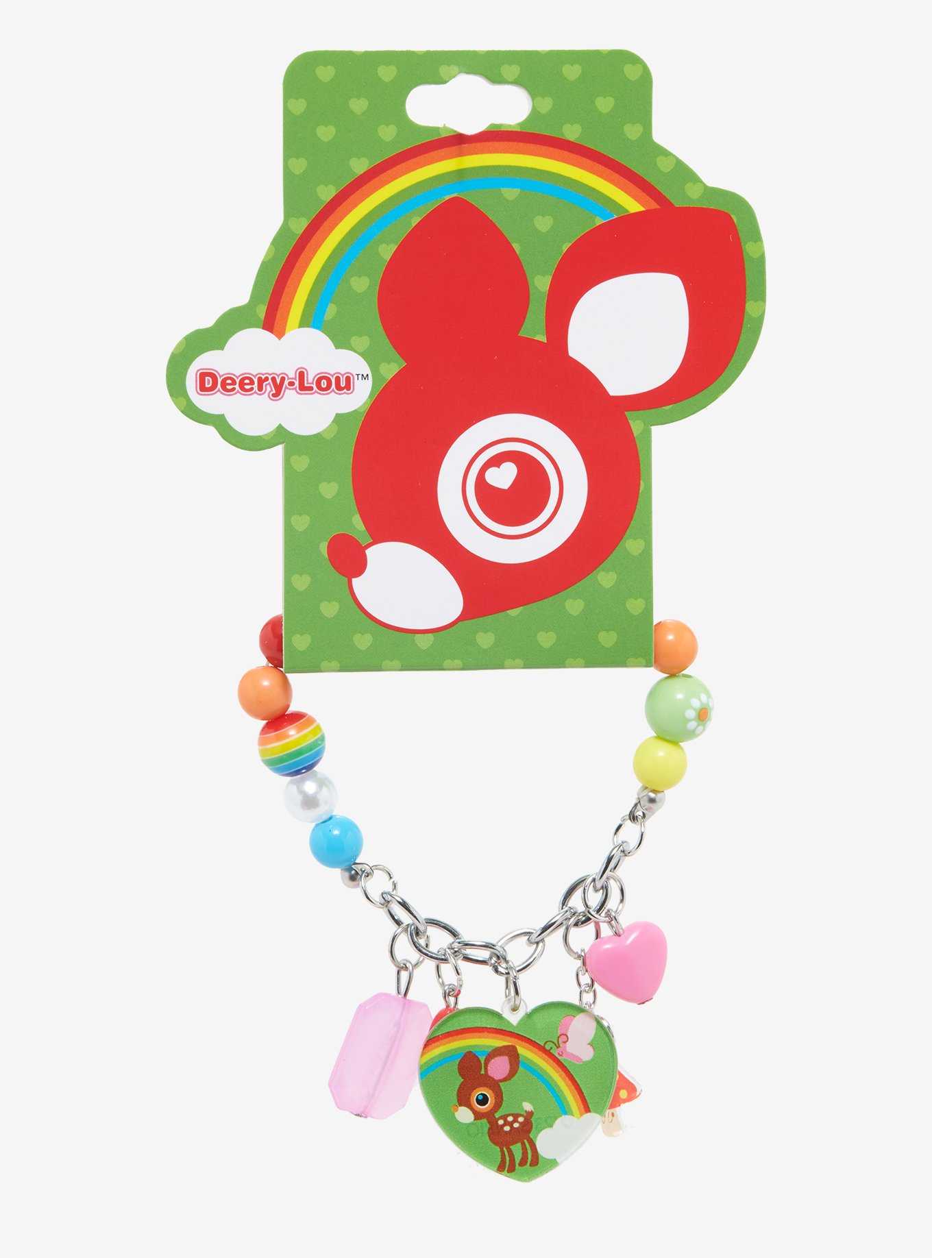 Deery-Lou Beaded Charm Bracelet | Hot Topic