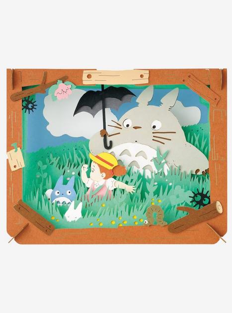 Ensky Studio Ghibli My Neighbor Totoro Mei & Totoros Flower Field Paper ...