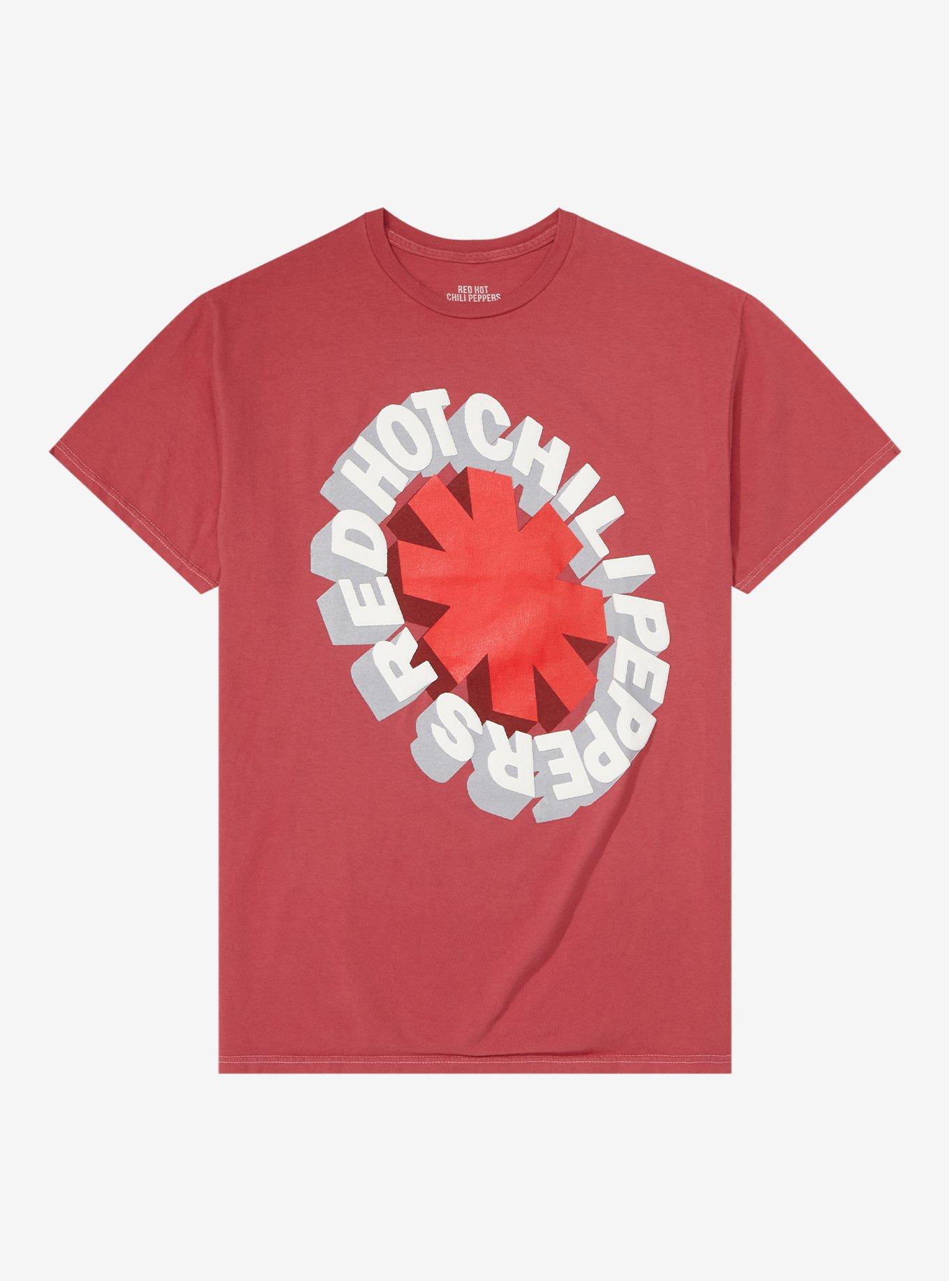 Red Hot Chili Peppers Puff Paint Logo T-Shirt | Hot Topic
