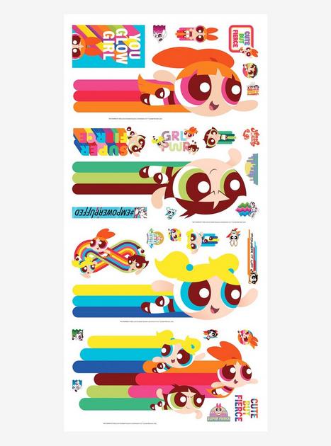 Powerpuff Girls Peel & Stick Wall Decals | Hot Topic