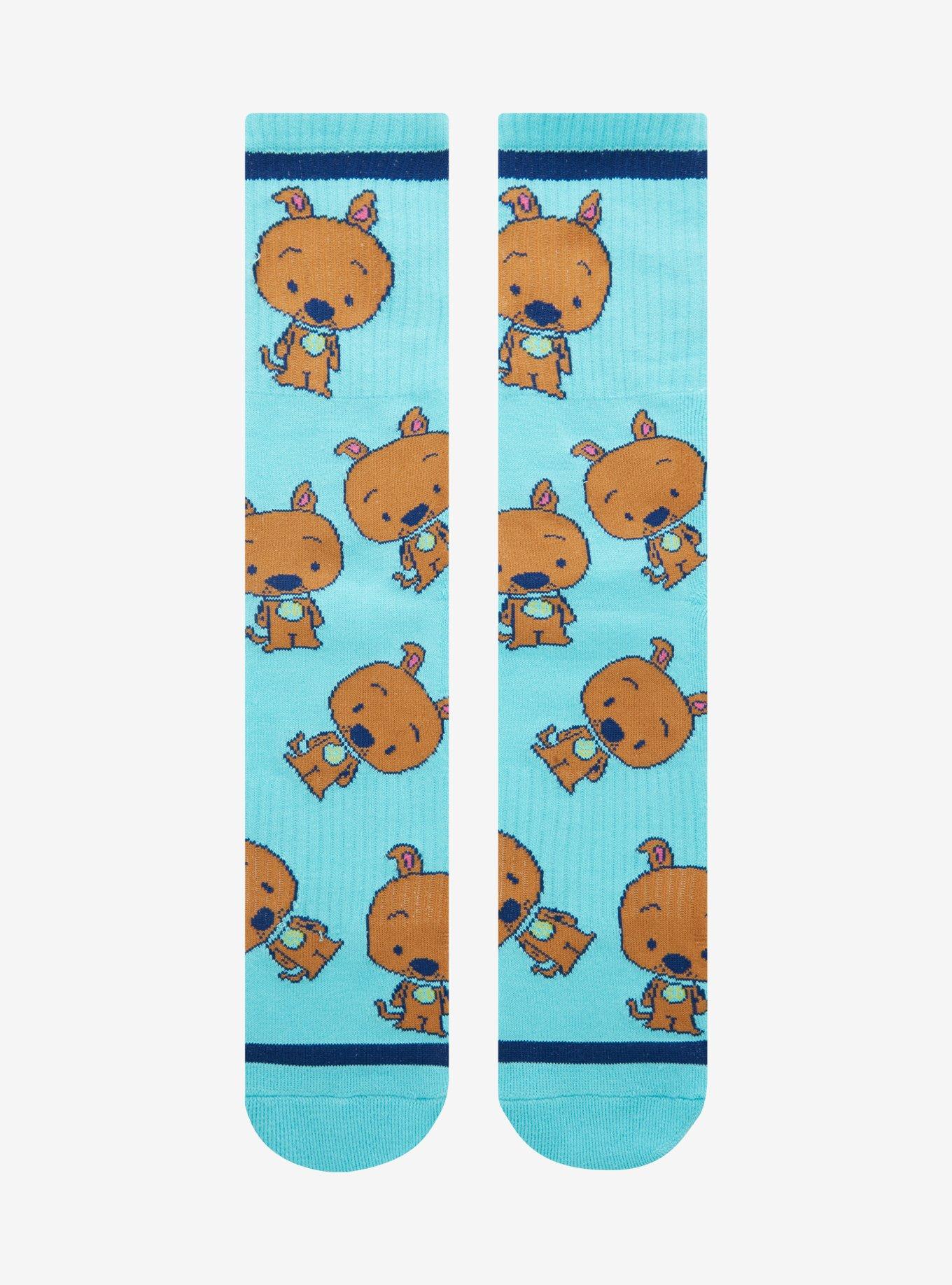 Scooby-Doo Chibi Scooby Allover Print Crew Socks - BoxLunch Exclusive ...