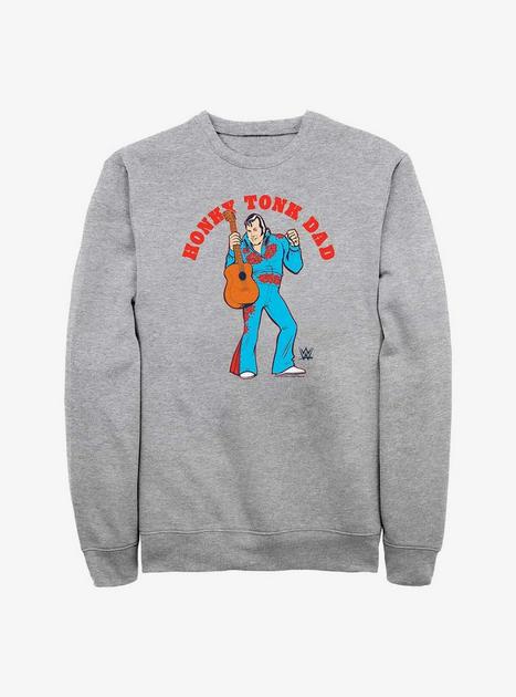 Wwe Honky Tonk Dad Cartoon Portrait Sweatshirt Grey Hot Topic