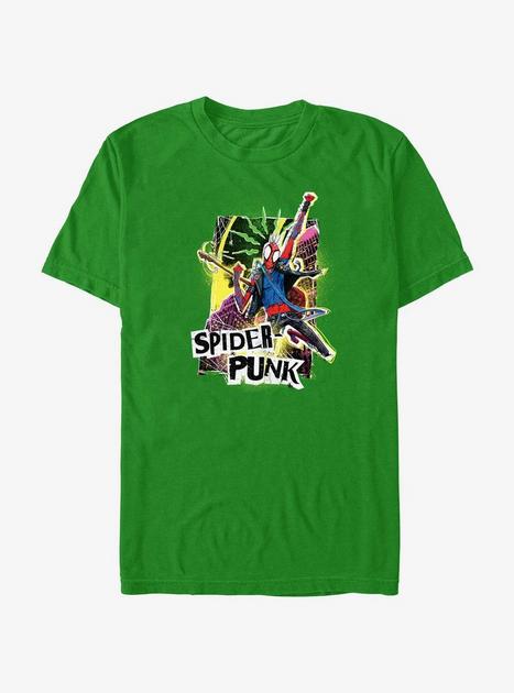Marvel Spider-Man: Across The Spiderverse Spider-Punk Poster T-Shirt ...