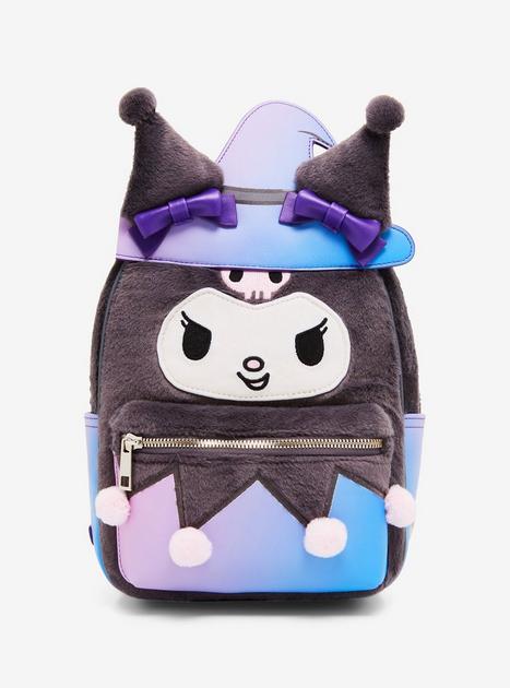 Her Universe Kuromi Witch Fuzzy Mini Backpack | Hot Topic