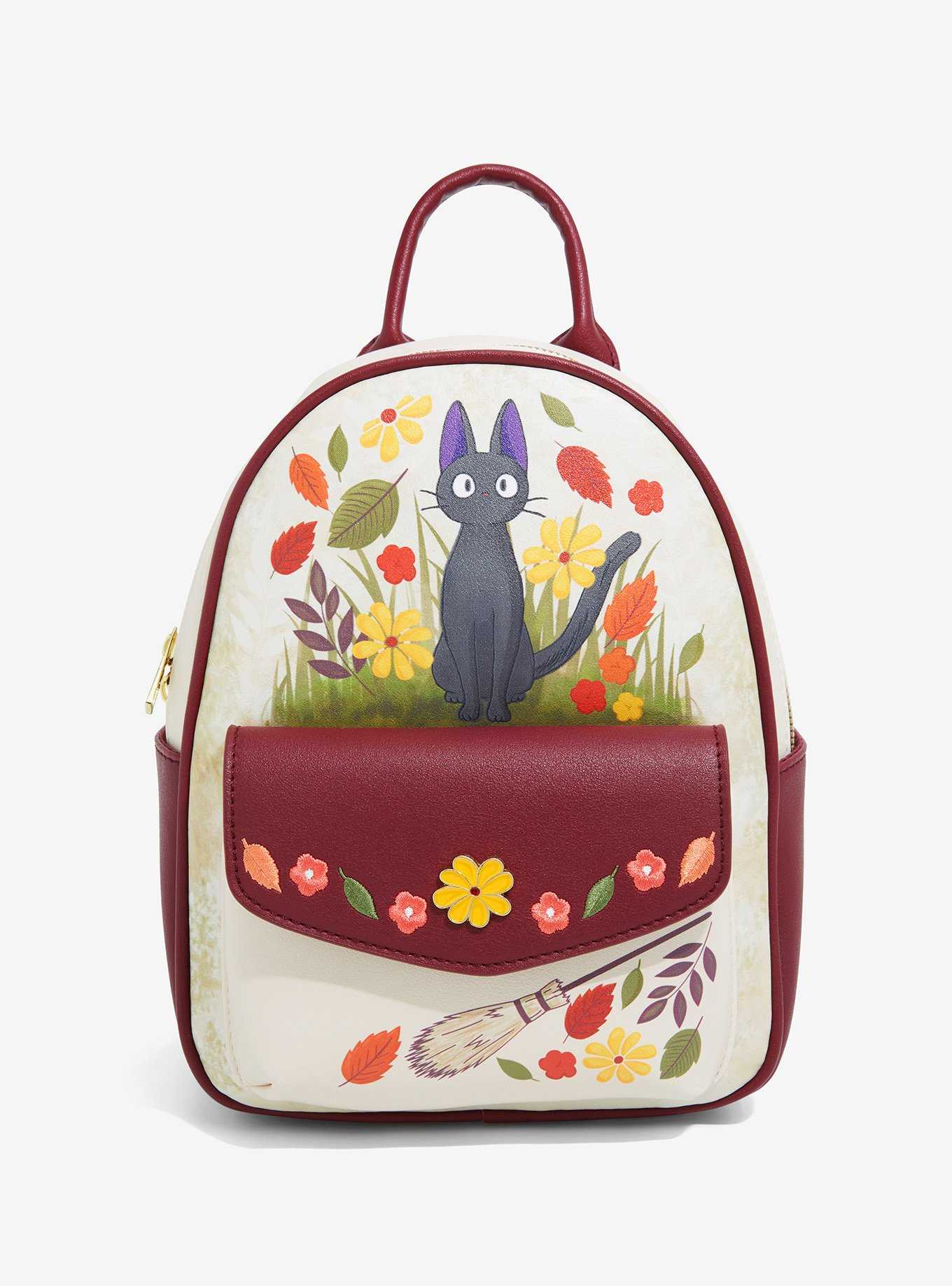 Her Universe Studio Ghibli Kiki's Delivery Service Jiji Floral Mini ...