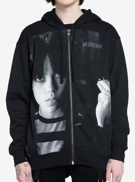 Wednesday Snapping Fingers Hoodie | Hot Topic